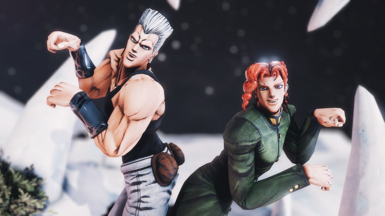 [JOJO MMD] pol and kak UPGRADED HANDSHAKE - YouTube