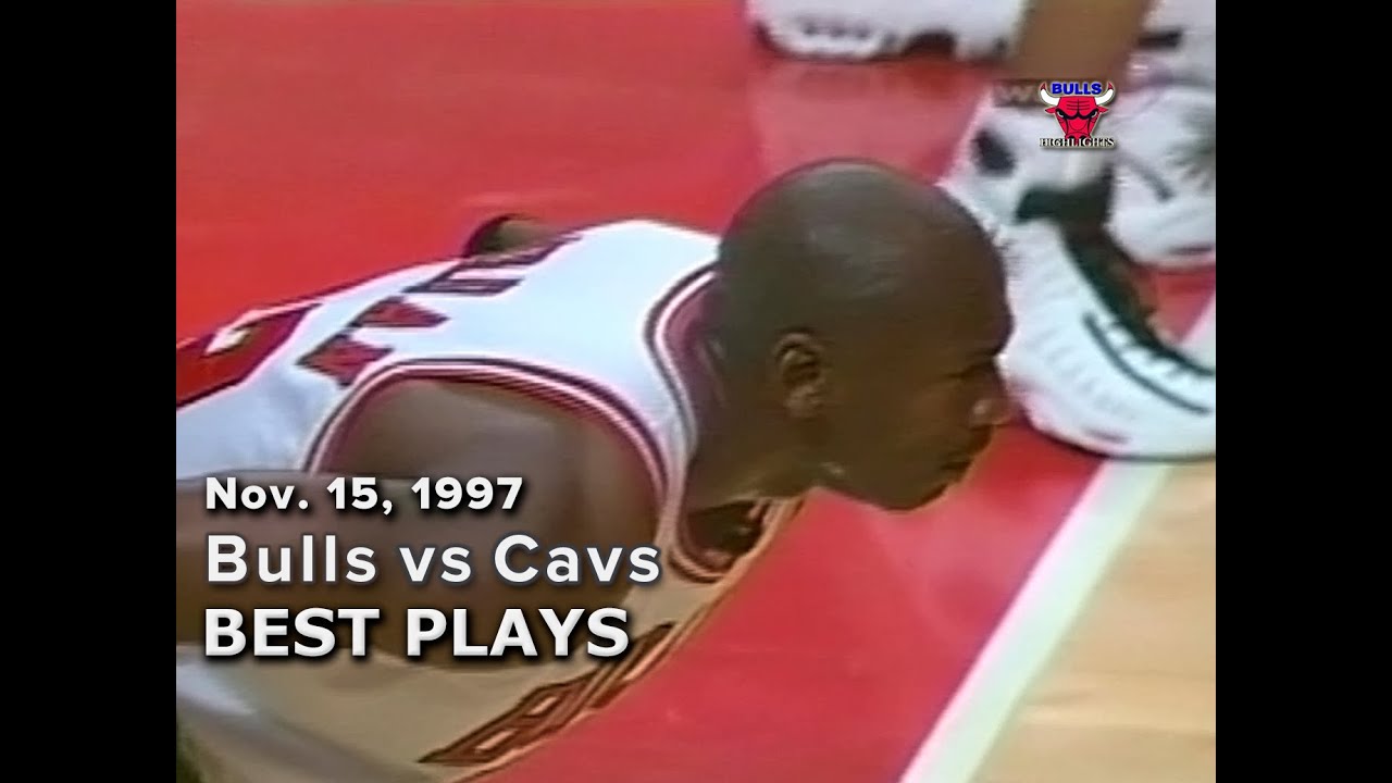 November 15, 1997 Bulls vs Cavs highlights - YouTube