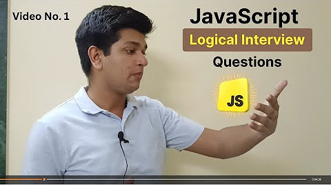 JavaScript Logical Interview Question - YouTube