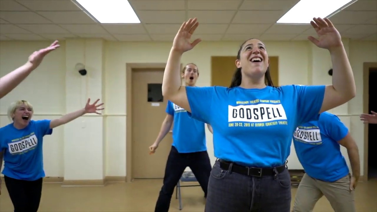 In Rehearsal for Godspell Toronto! - YouTube