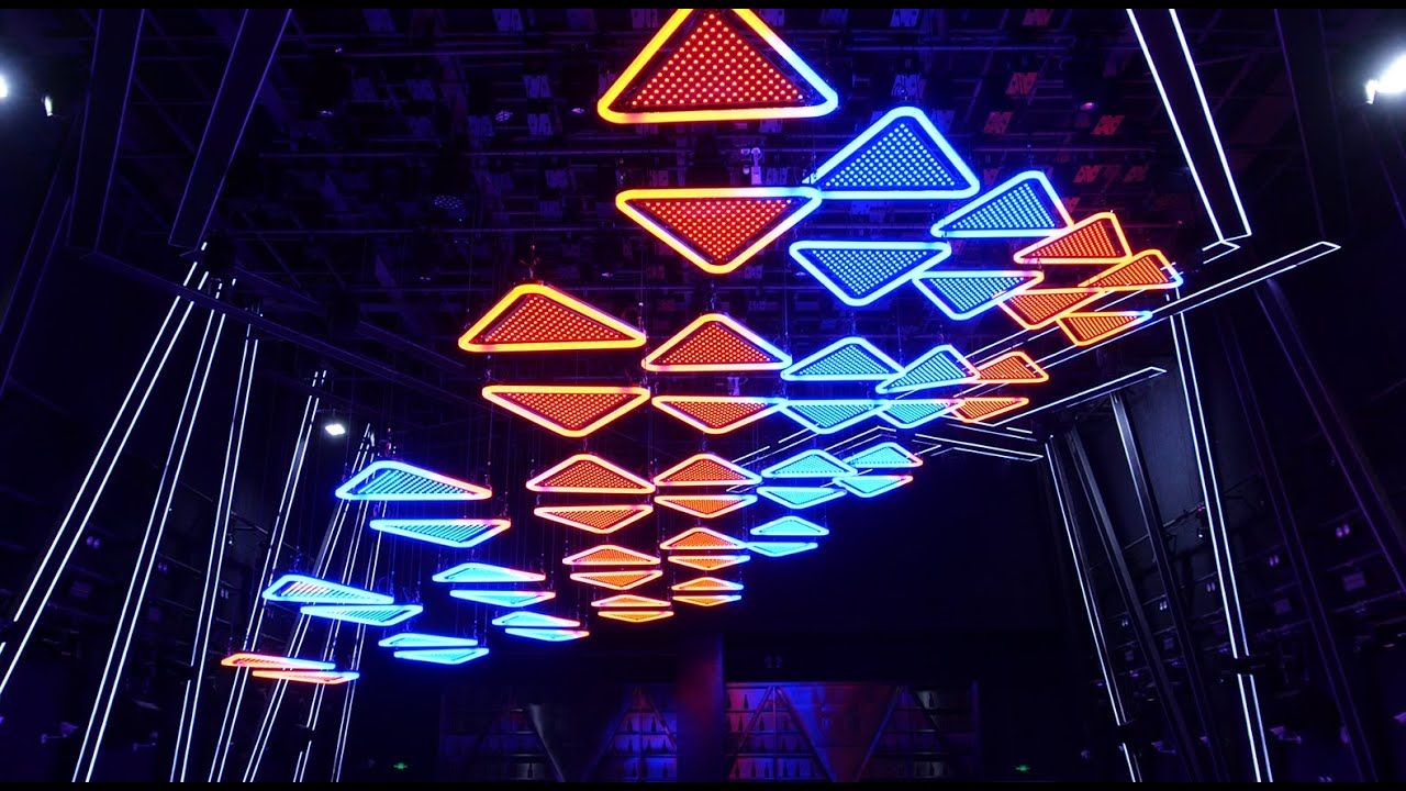 OPUS·X Club for 50 sets DLB Kinetic Arc Panel lights - YouTube