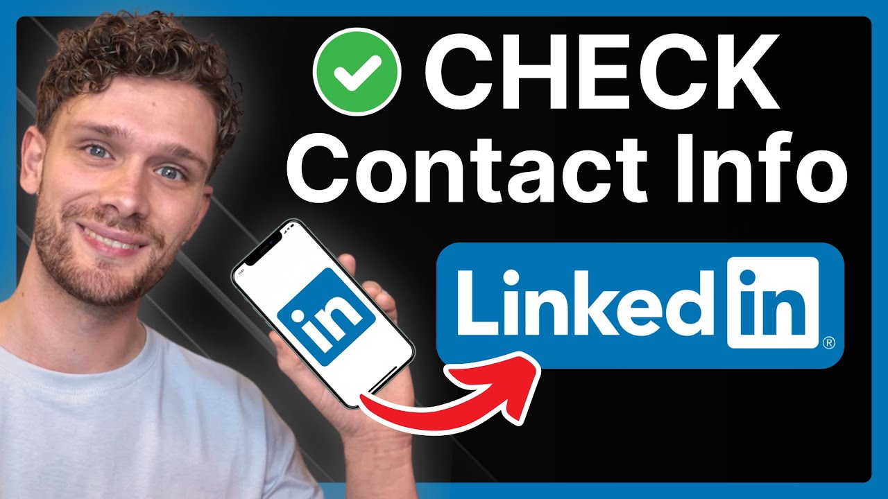 How To Check Contact Information on LinkedIn - YouTube