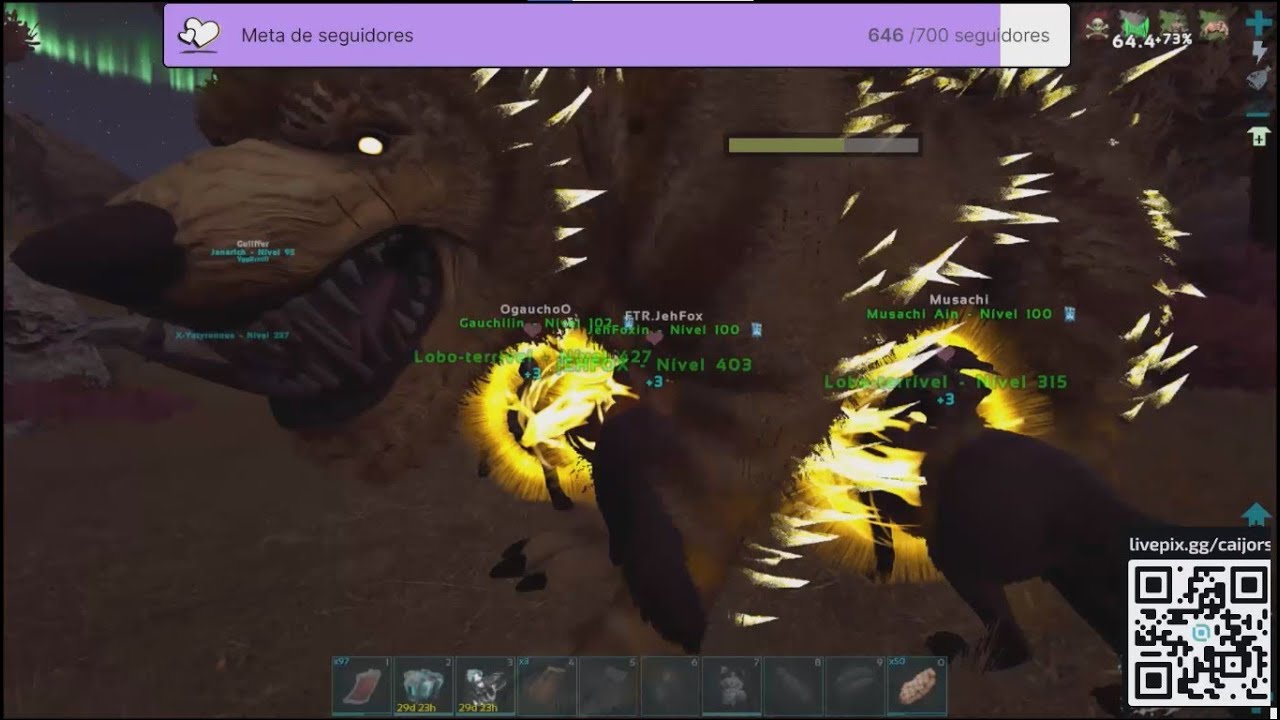 ARK FJORDUR - PVE 1176 OFICIAL - HATI e SKOLL mini boss - YouTube