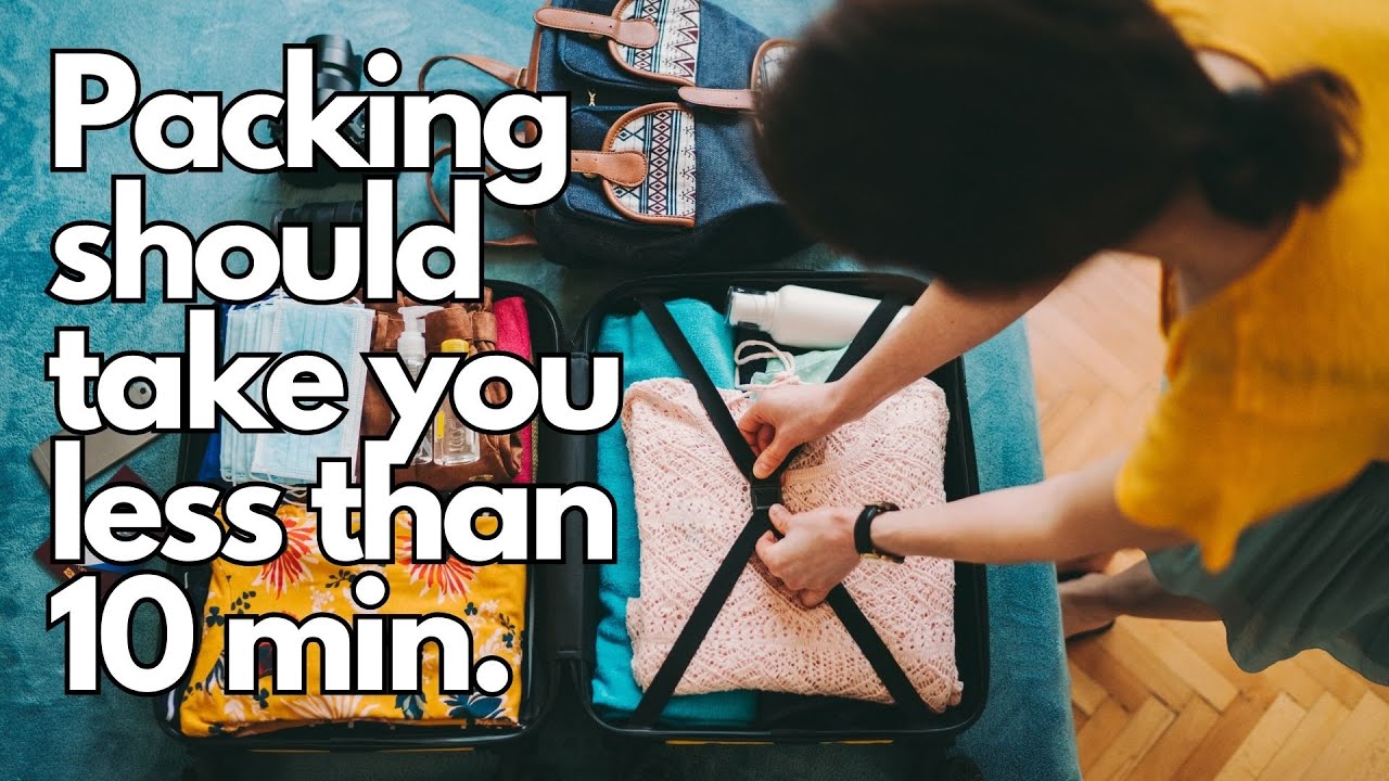 Efficient 10-Minute Suitcase Packing Tips! - YouTube