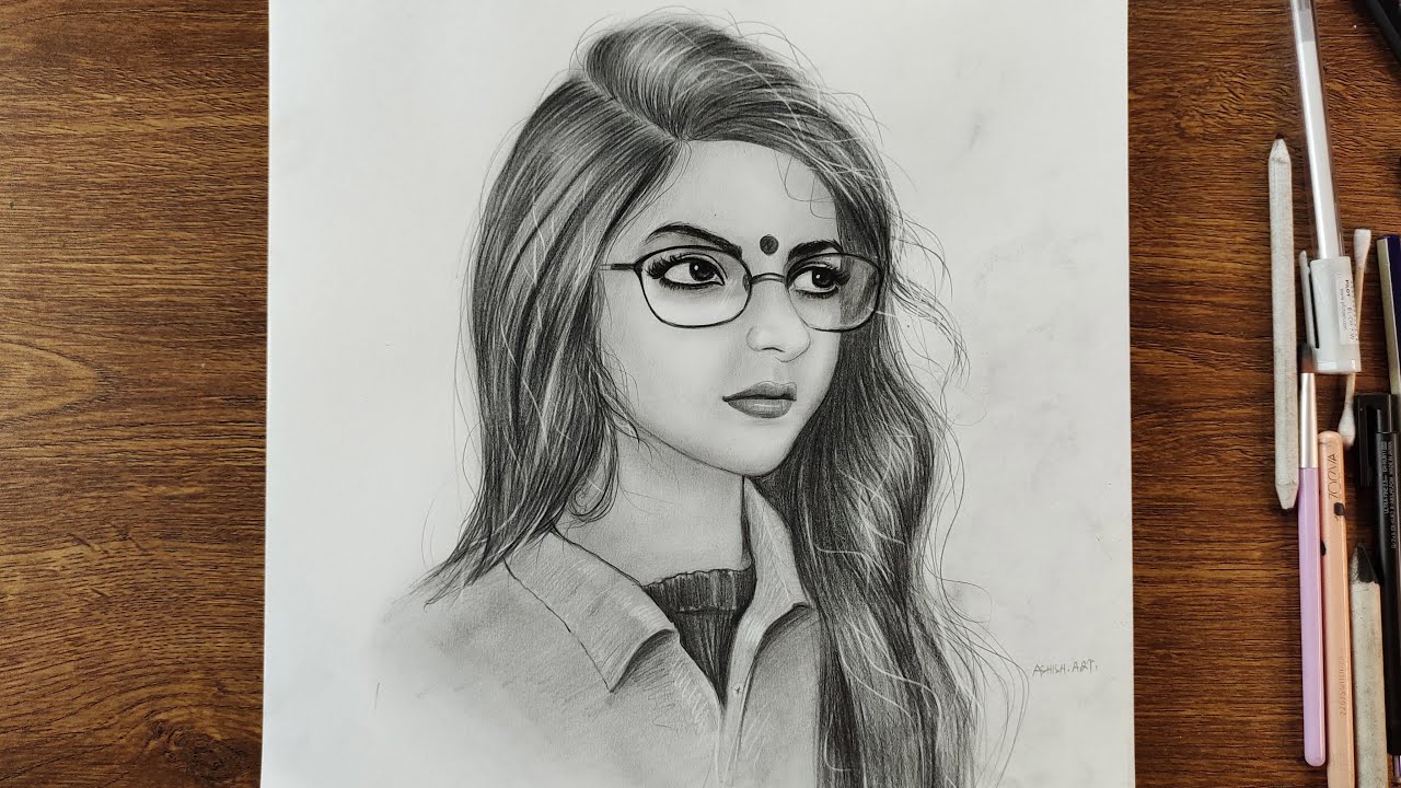 perfect drawing method for beginners || how to draw a portrait step by ...