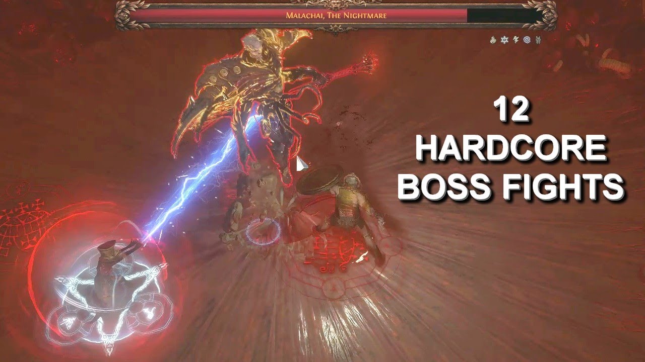 TOP 12 Boss Fights on HC SSF Path Of Exile Mercenaries League - YouTube