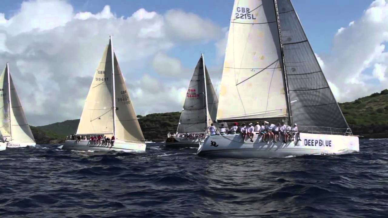 Antigua Sailing Week 2013 - The Yachting World Round Antigua Race - YouTube
