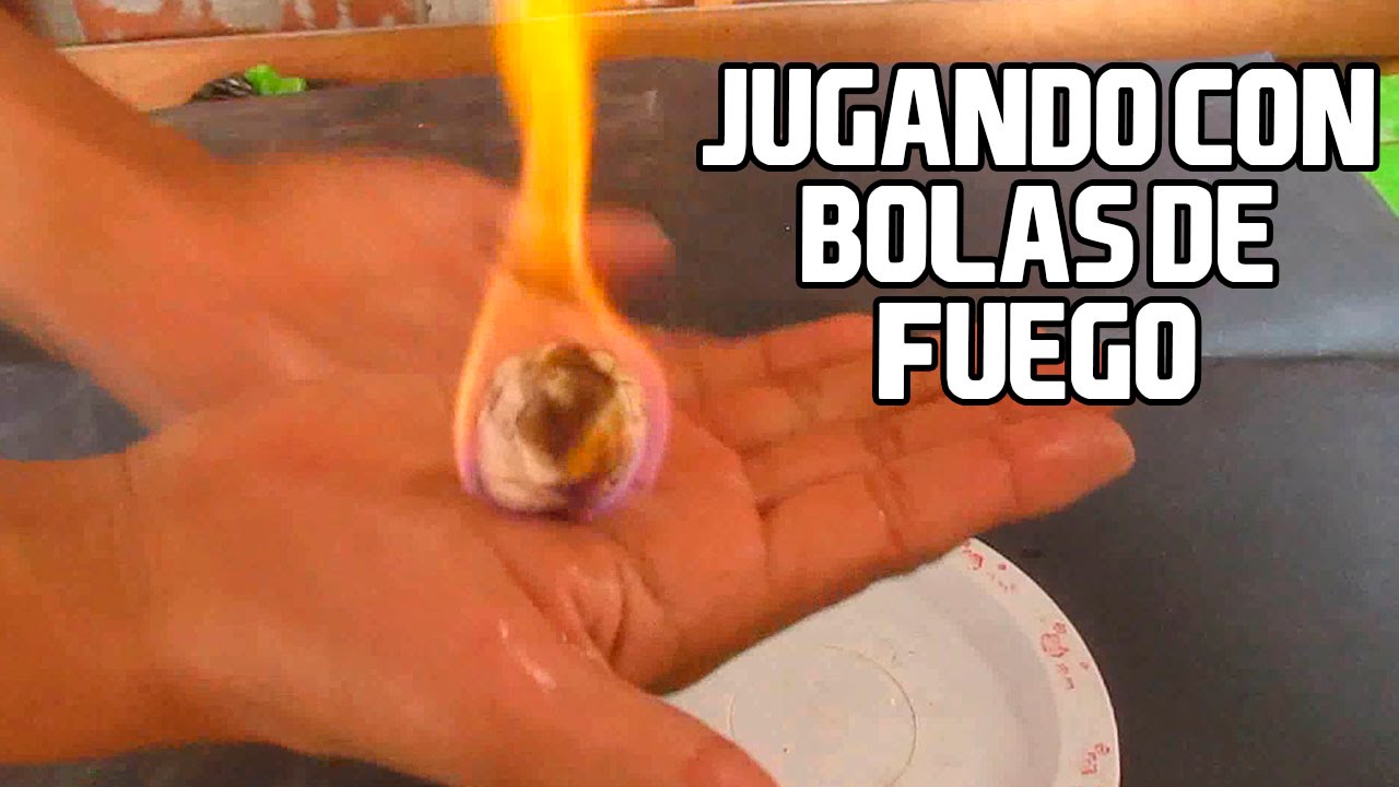 Como Hacer Bolas de Fuego que no Queman│Experimentos Caseros - YouTube