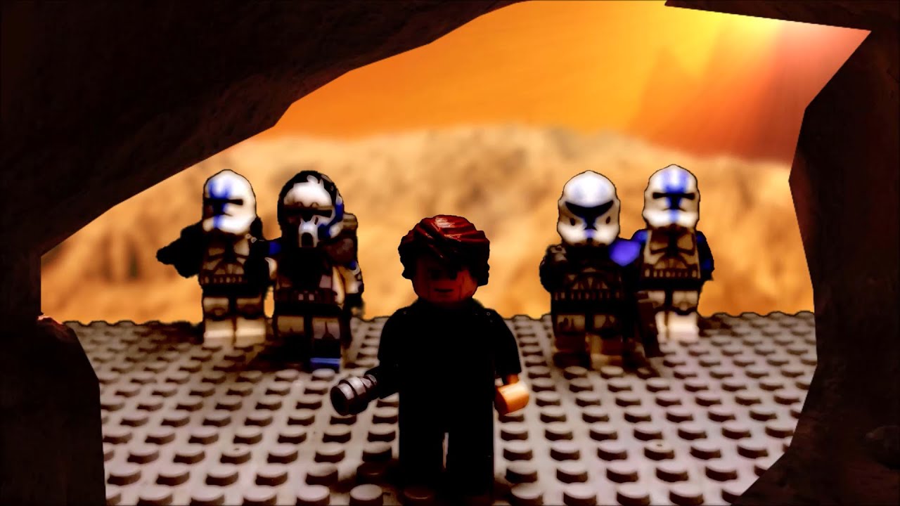 Star Wars Battlefront 2 The Chosen One Teaser Recreation in LEGO - YouTube