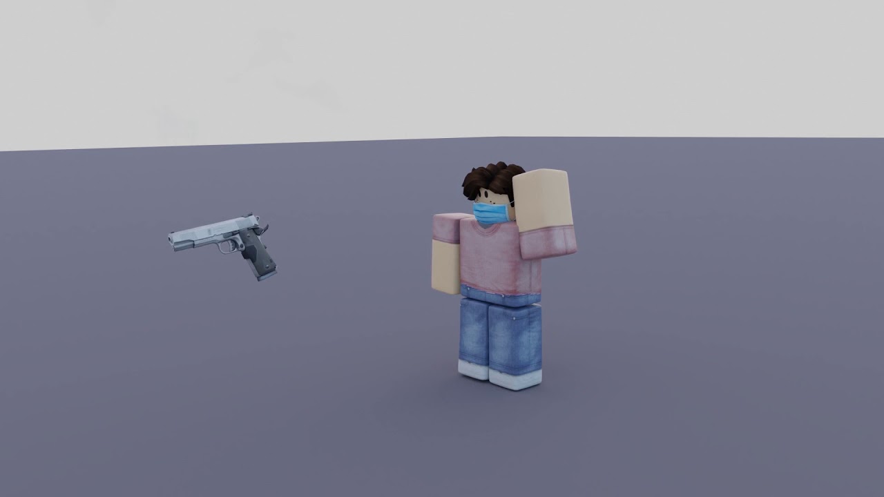 A Gun animation | Roblox Blender - YouTube