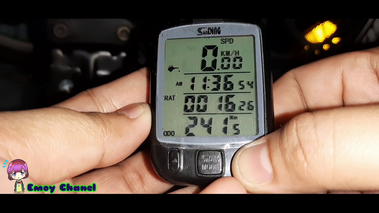 Cara seting speedometer sunding sepeda - YouTube