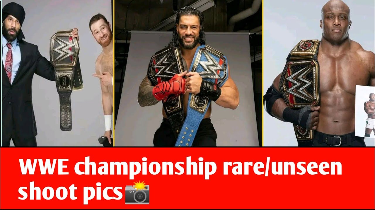 WWE wrestlers rare/unseen championship shoot pics 📸 - YouTube