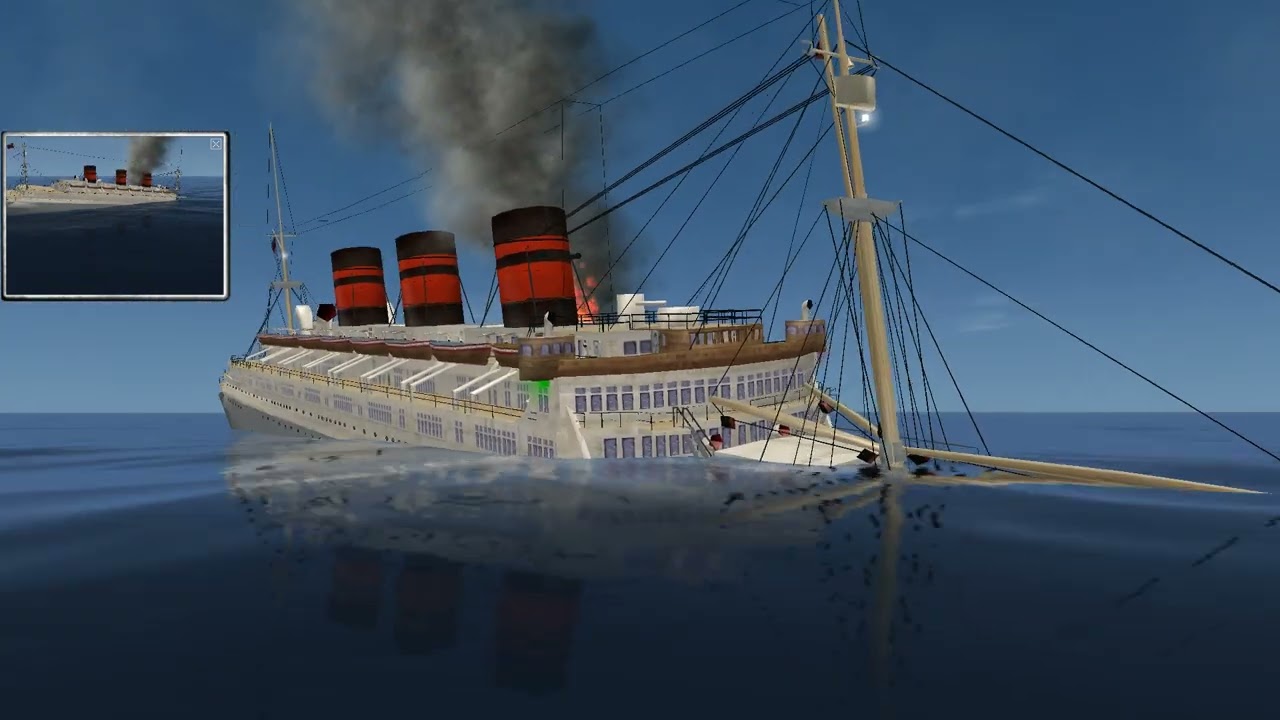 Sinking The SS Queen of Bermuda - YouTube