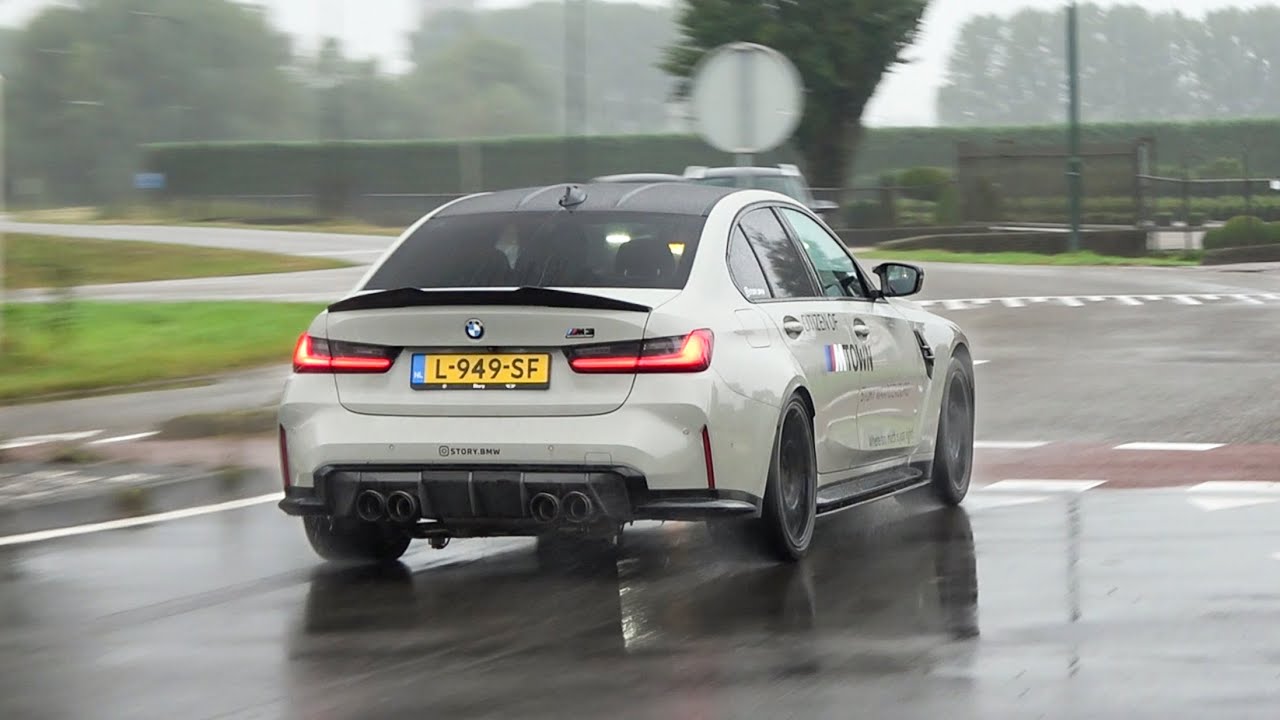 BMW M3 G80 Competition with R44 Performance Exhaust - Start Up, Loud ...
