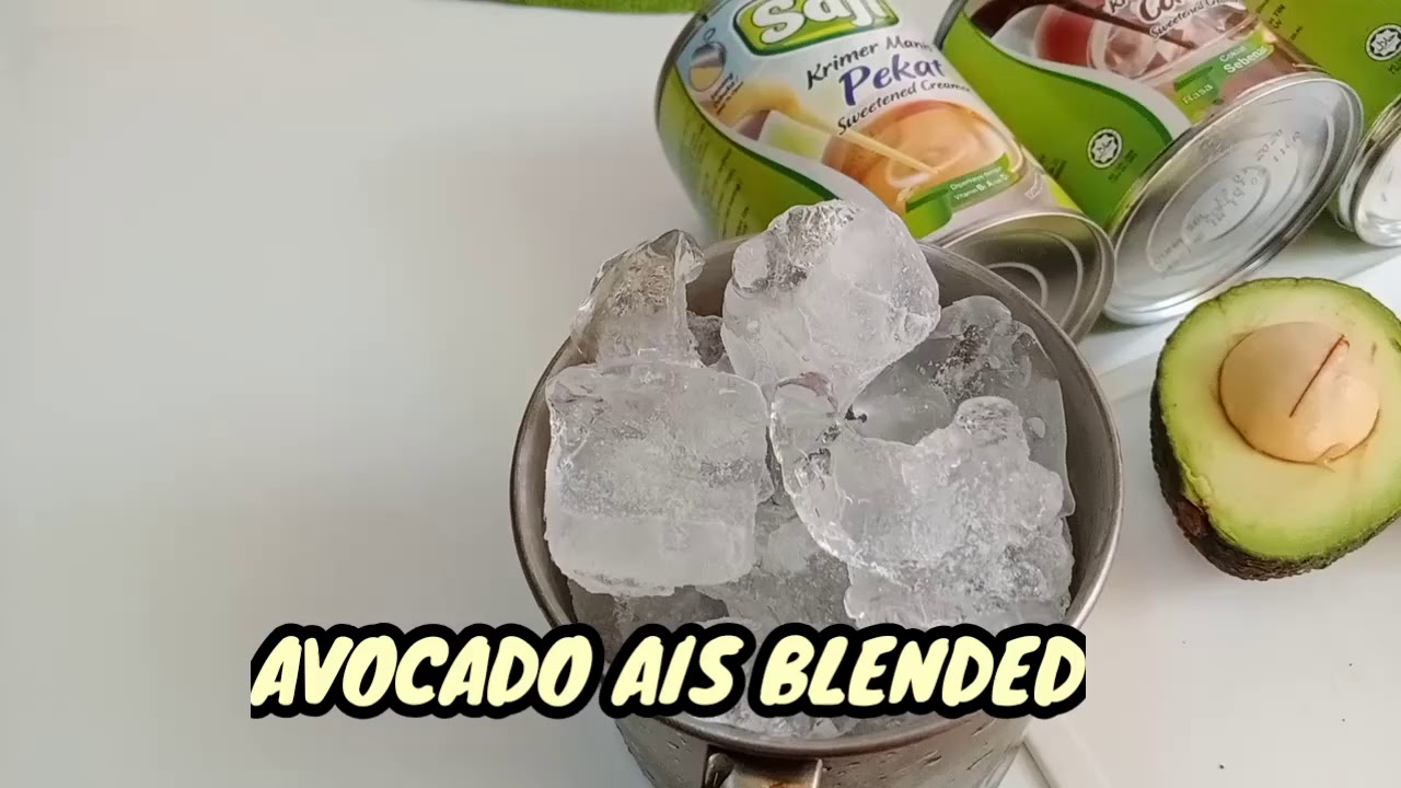 AVOCADO MILK AIS BLENDED - YouTube