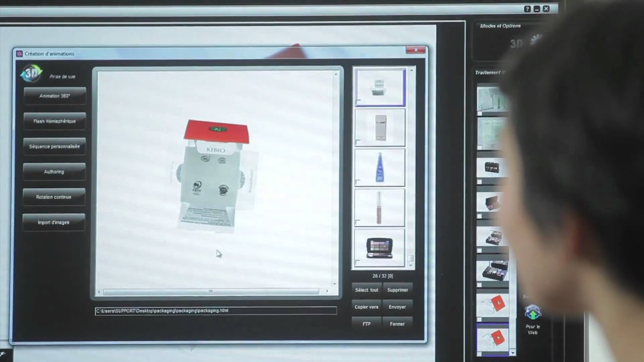 Video animez vos produits en 3D avec le studio Packshot Creator - YouTube