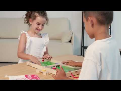 Nene Toys Sling Goal, Wooden Sling Puck Game for Kids & Adults – Family Board Game Kids 4+ Years