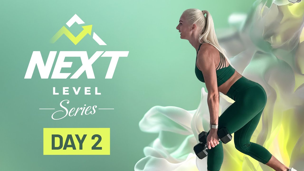 40 Min Legs & Lower Body Sweat with Dumbbells - 45/15 | NEXT LEVEL ...