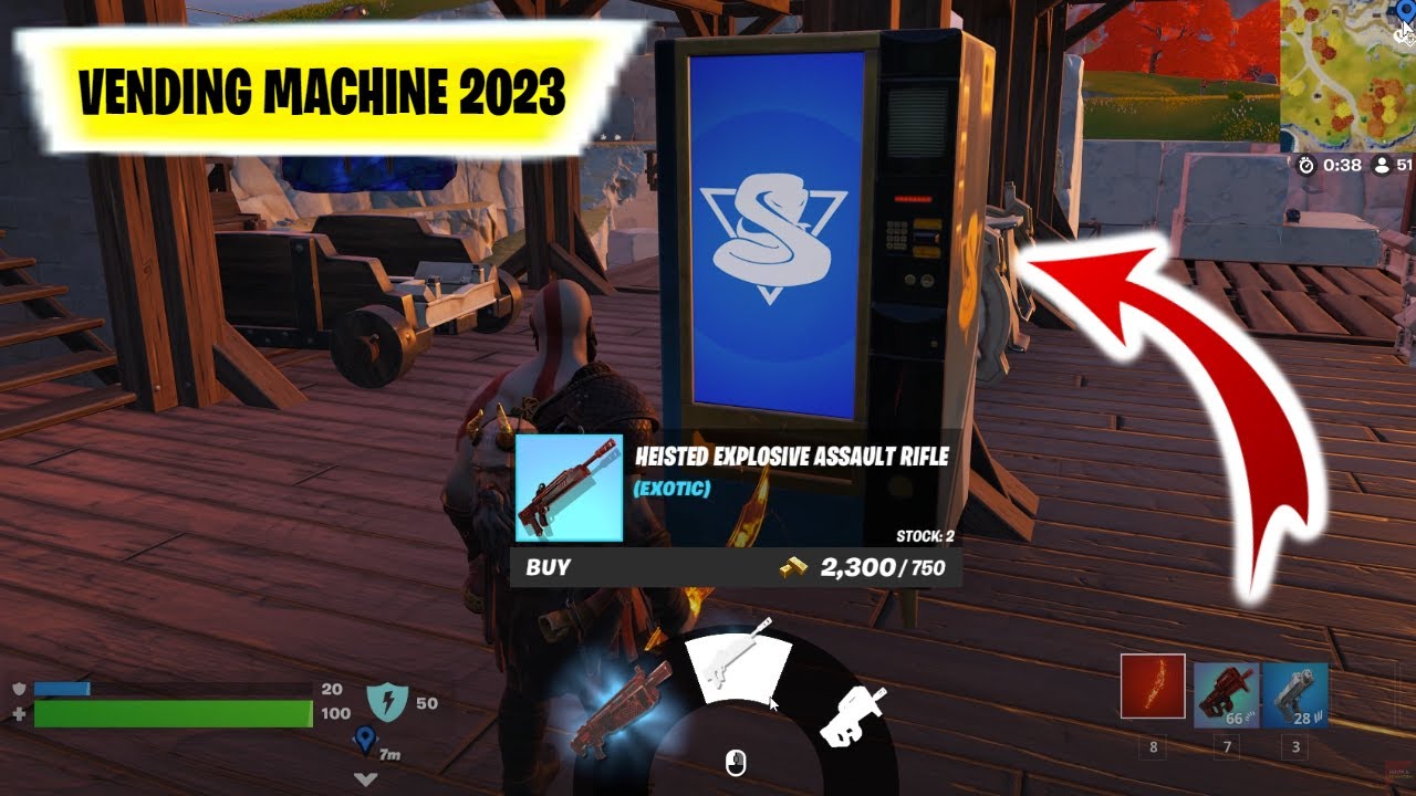 Where are the VENDING MACHINES in fortnite? (2023) | Fortnite vending ...
