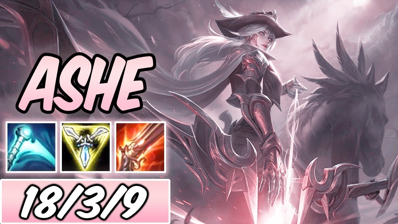 S+ HIGH NOON FULL CRIT ASHE ADC NOMAD CHROMA | New Build & Runes | 90% ...