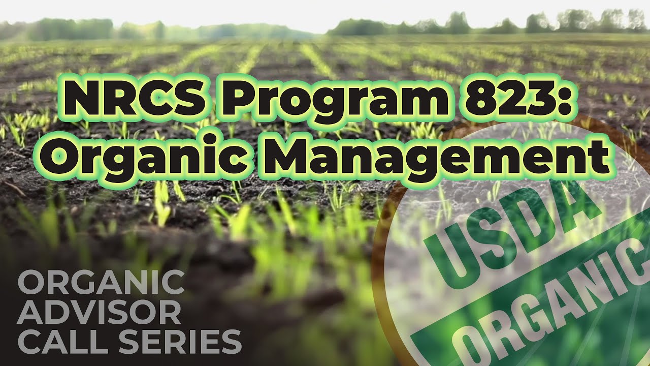 Organic Advisor Call Series - NRCS Program 823 with Susana Cabrera ...