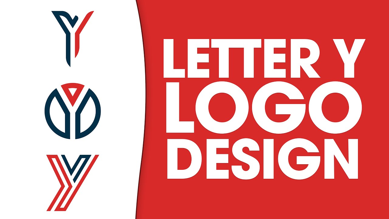 Learn How to Create a Modern Minimal Letter Y Logo Design in Adobe ...