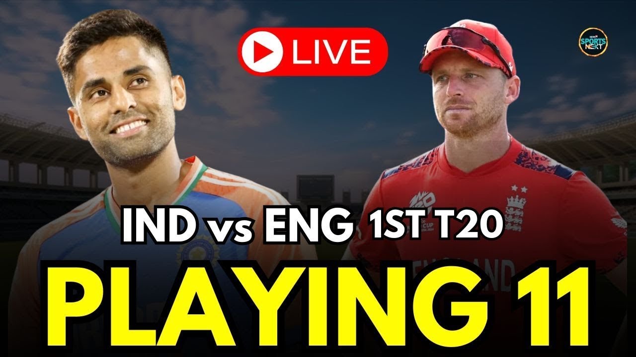 LIVE: IND vs ENG 1st T20 Kolkata | Playing 11 | Suryakumar Yadav | Jos ...
