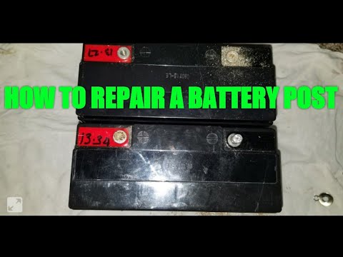 HOW TO REPAIR A BATTERY POST Pt#1 - YouTube