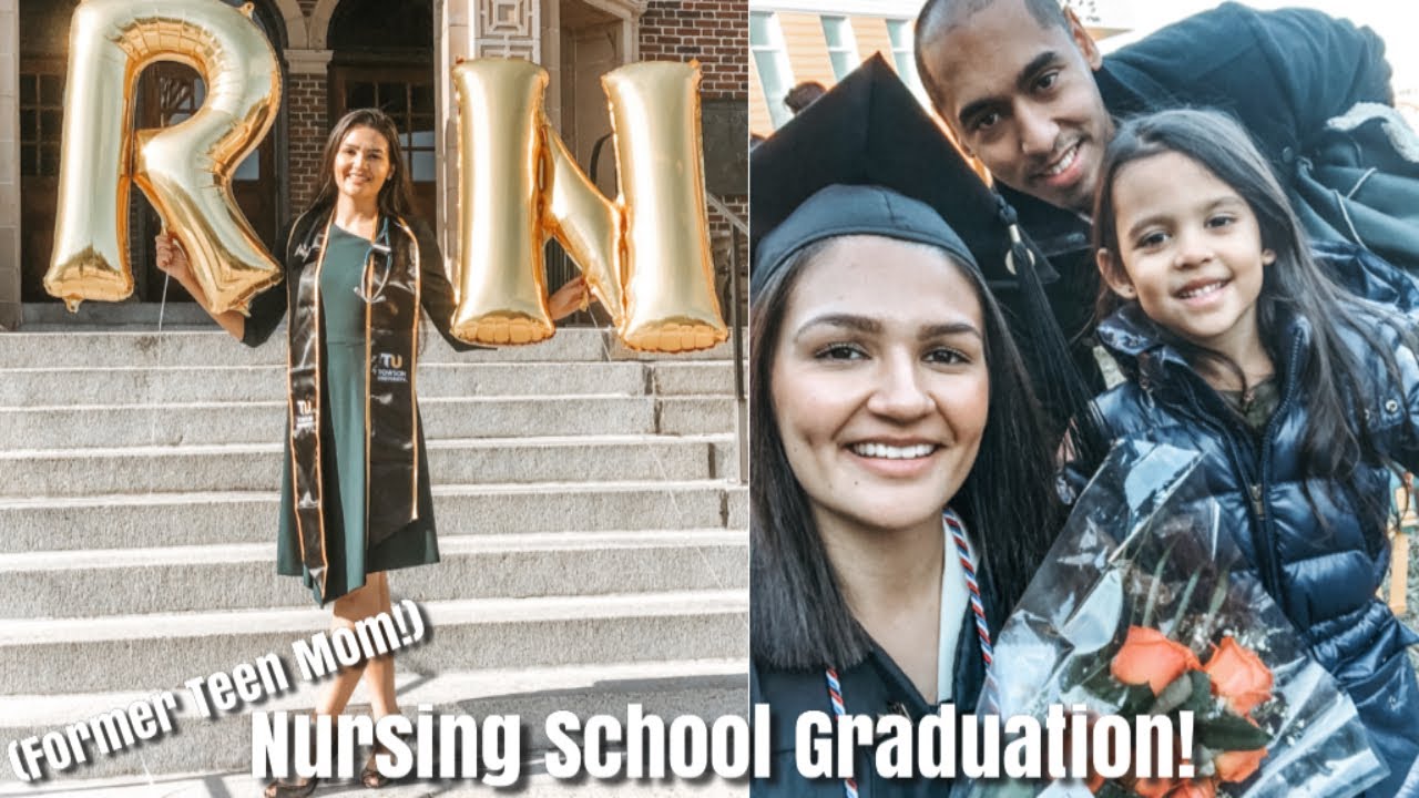 *FORMER* TEEN MOM GRADUATES COLLEGE | Nursing School Graduation - YouTube