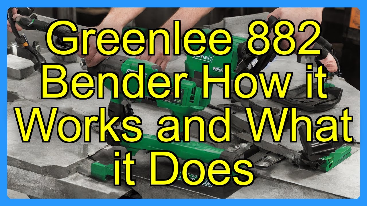 Greenlee 882 Bender How it Works and What it Does - YouTube