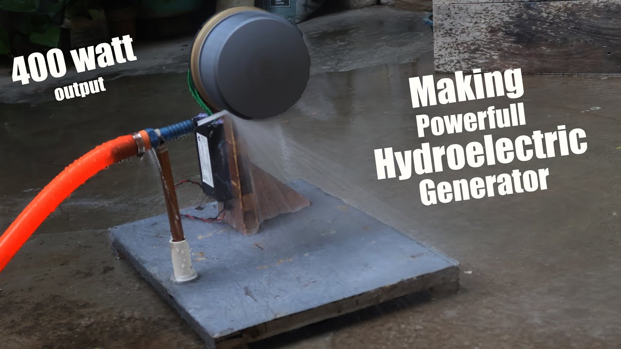 DIY Hydroelectric Turbine: Turn Water into Power - YouTube