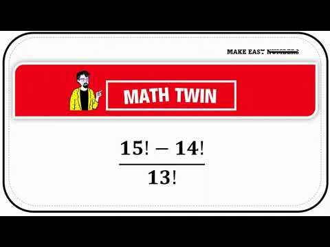 Easy way of simplifying Factorials math easy - YouTube