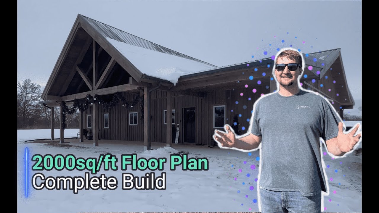 Hybrid Timber-Frame House Construction! - Start to Finish - YouTube