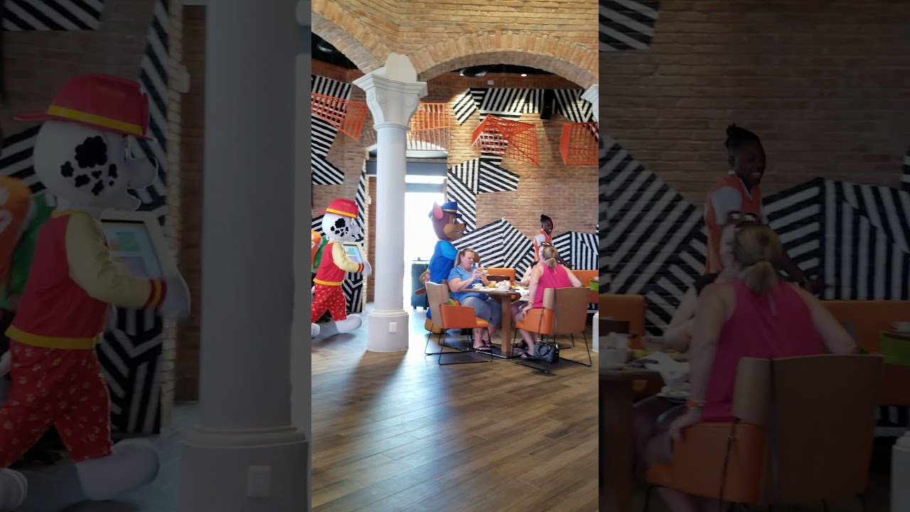 Nickelodeon Resort Punta Cana Character Breakfast - YouTube