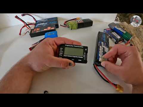 LiPo Li-Ion NiMH-Batterie ARCELI Digital Tester, Spannungsprüfer Batteriekapazität Controller Tester