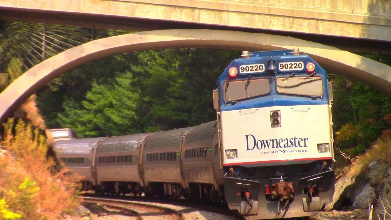 Amtrak Downeaster #693 WITH OCEAN VIEW DOME CAR!!! - YouTube