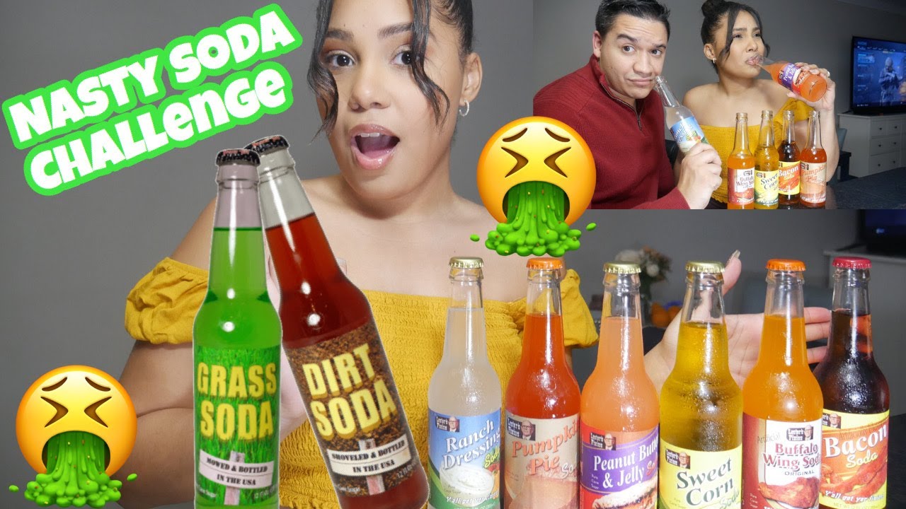 Trying the WORST Soda Flavors in the WORLD - Life in Quarantine - YouTube