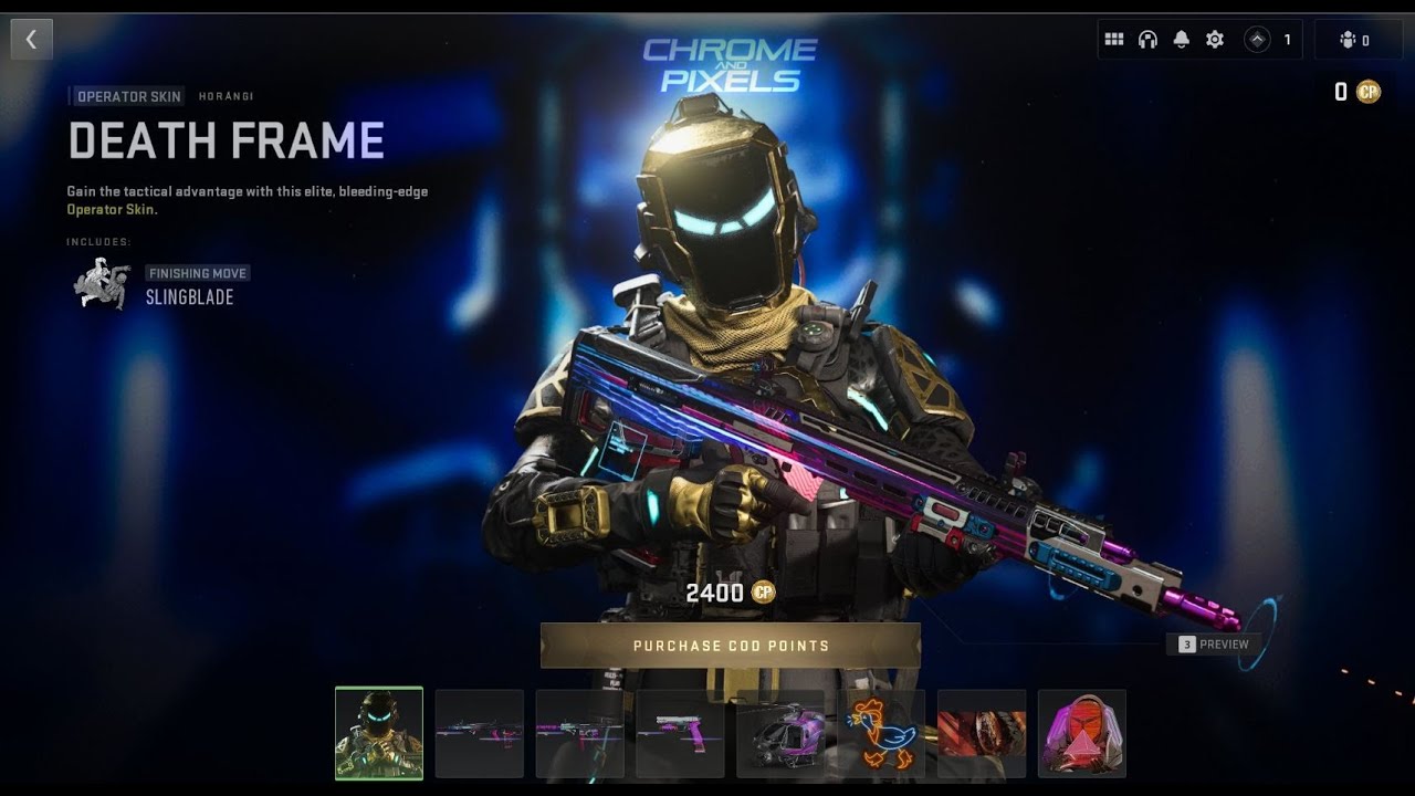 Season 5 Chrome & Pixels Operator (HORANGI) Bundle in MW2 + Warzone! - YouTube