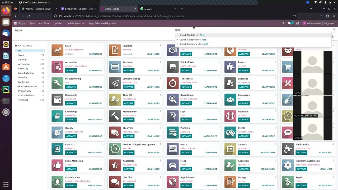 5.2-odoo16 Development In Arabic - Tree View Odoo , Form View Odoo - YouTube