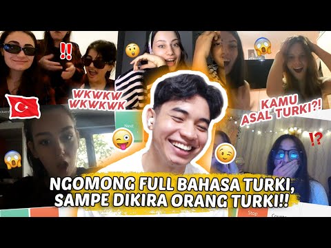 Ngomong Full Bahasa Turki Sampe Dikira Orang Turkiii ‼️ WKWKWK - Ome.TV Internasional