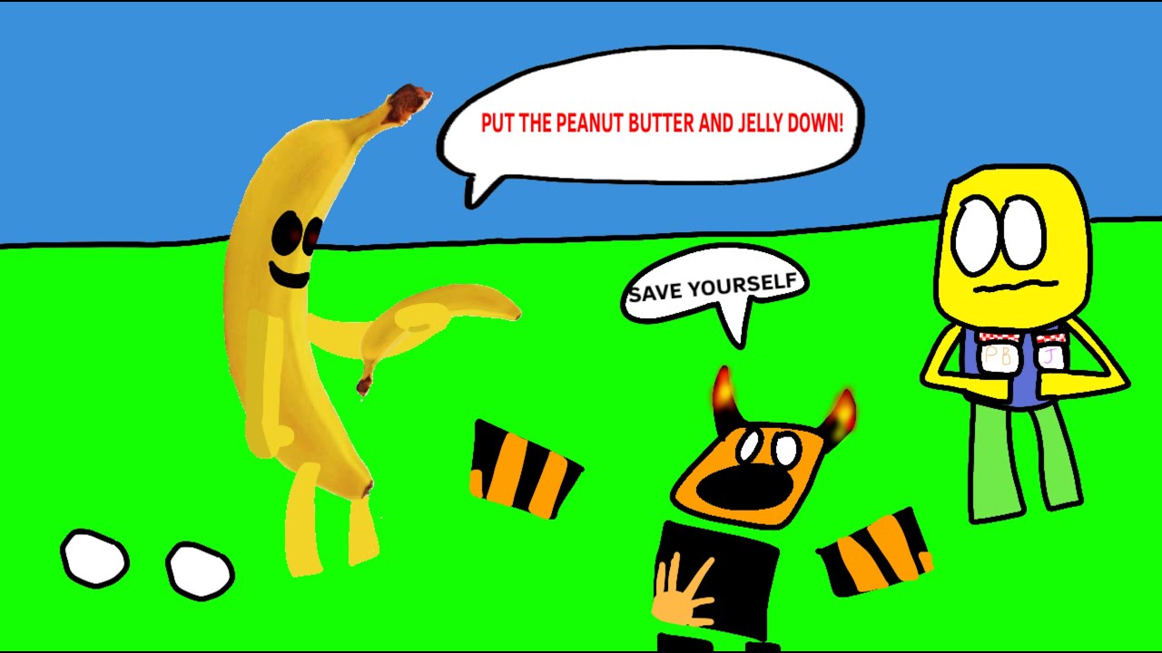 Being a banana in Slap Battles with Mojipupu - YouTube