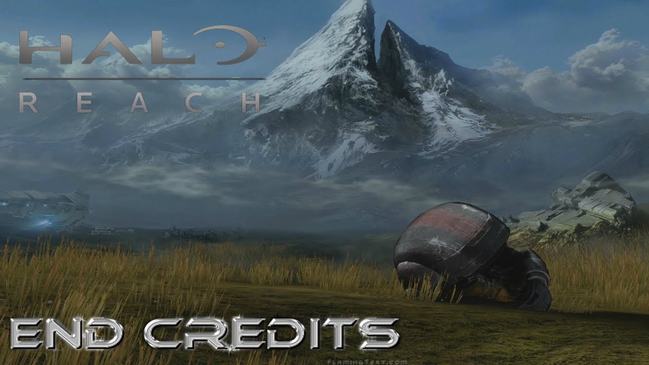 Halo Reach End Credits - YouTube