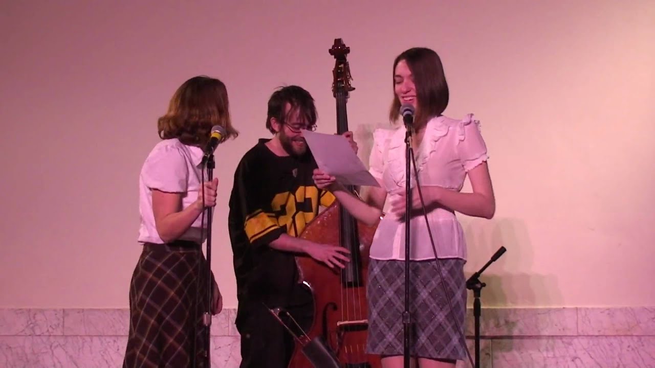 Typewriter Girls 12/6/09 Exquisite Corpse writing/reading.mp4 - YouTube