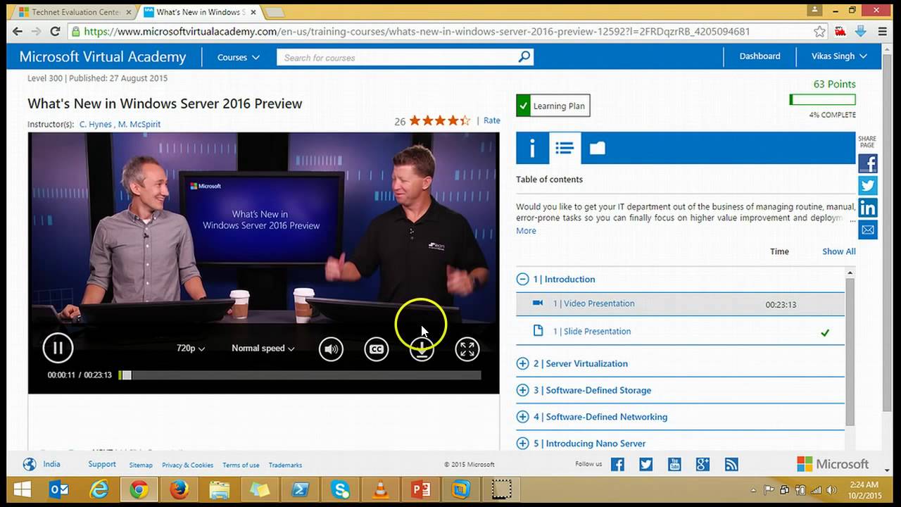 First Look At Windows Server 2016 Technical Preview 3 - YouTube