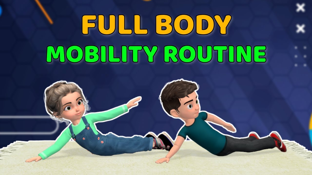 FULL BODY MOBILITY ROUTINE - DAILY KIDS EXERCISE - YouTube