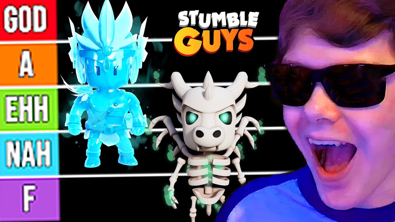 THE BEST SKIN TIER LIST IN STUMBLE GUYS! - YouTube
