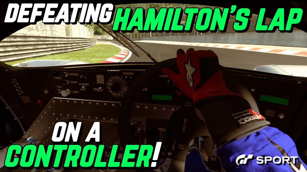 Defeating HAMILTON's LAP - on a CONTROLLER! - YouTube