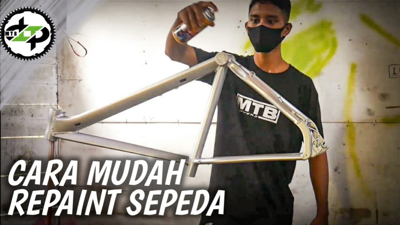 REPAINT SEPEDA MTB FENIX 3.0 | Cat ulang sepeda gunung | MTB INDONESIA ...