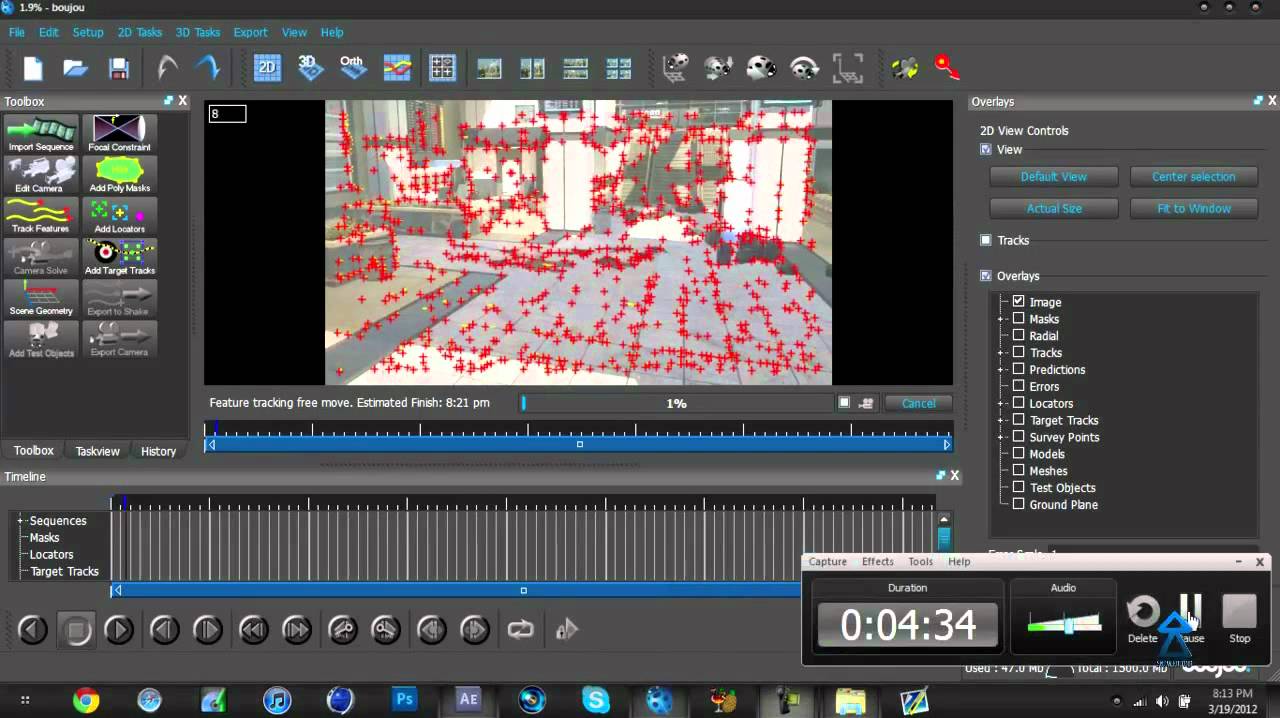 2D Motion Tracking Tutorial(Boujou) - YouTube