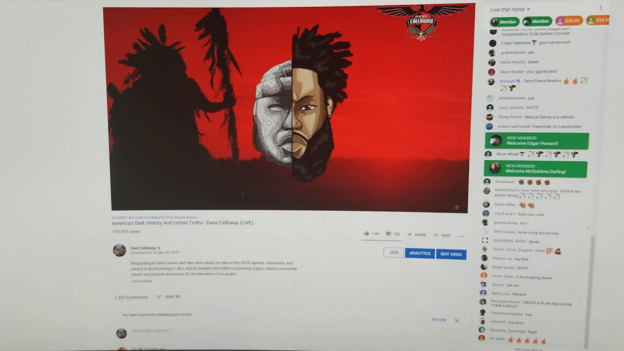 Dane Calloway Reacts To His Livestream & Encourages People To Do Their ...